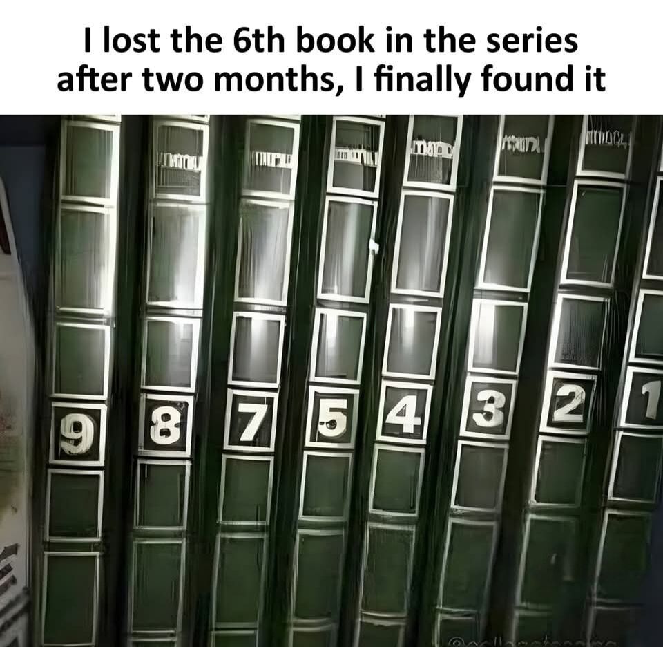 Lost 6th Book Optical Illusion Meme GagBase | AI-powered meme search ...