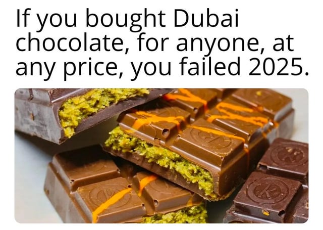 If You Bought Dubai Chocolate, You Failed 2025 GagBase | AI-powered ...