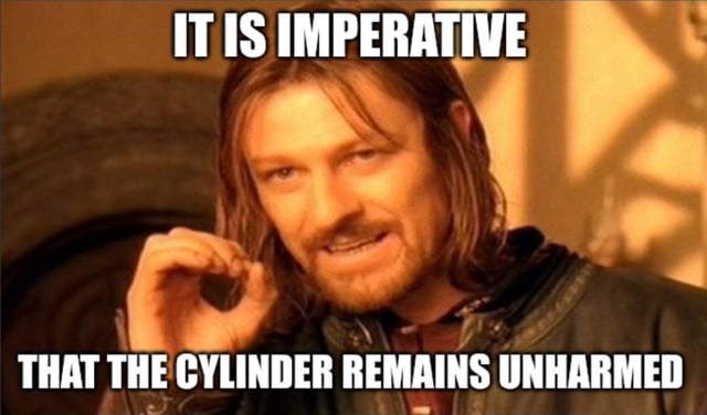 Stressing the Importance of the Cylinder GagBase | AI-powered meme ...