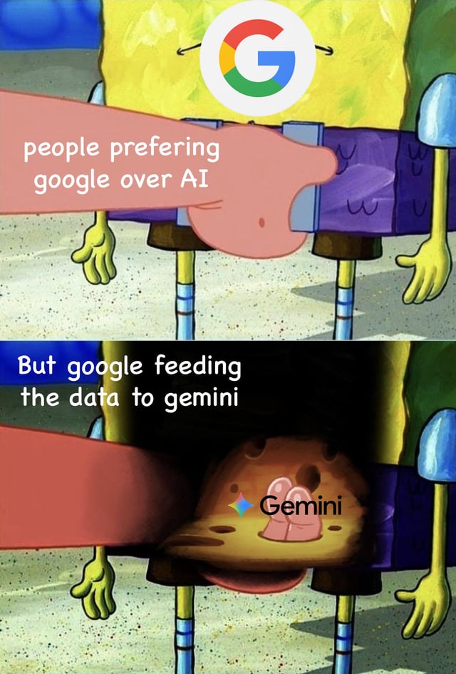 People Prefer Google Over AI, But Google Feeds Data to Gemini GagBase ...