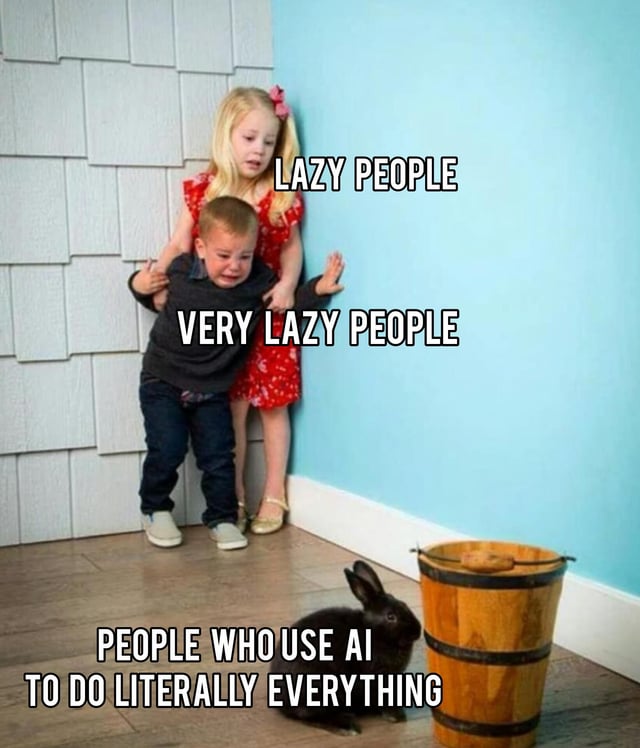Lazy People vs AI Users Meme GagBase | AI-powered meme search engine ...