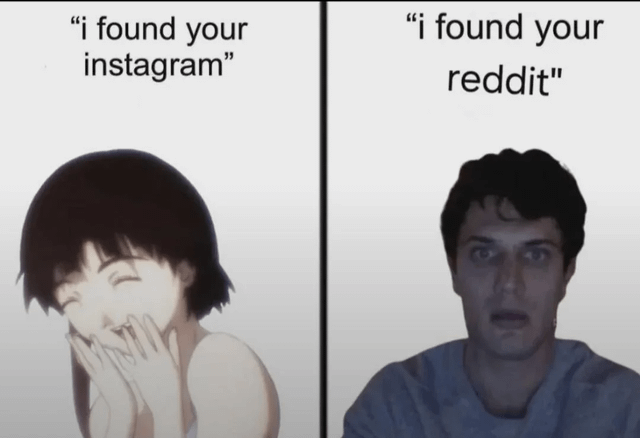 Instagram vs Reddit Reaction Meme GagBase | AI-powered meme search ...