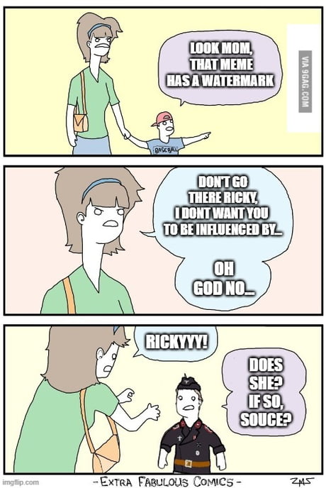 Mom Tries to Protect Ricky from Meme Influence GagBase | AI-powered ...